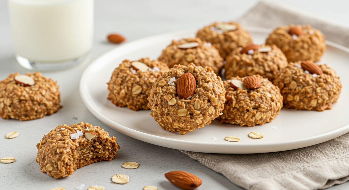 The Absolute Best No Bake Almond Butter Cookies Recipe (Amazingly Easy ...