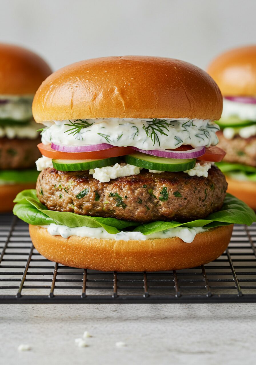 The Ultimate Feta Spinach Grilled Turkey Burgers Recipe: Juicy ...