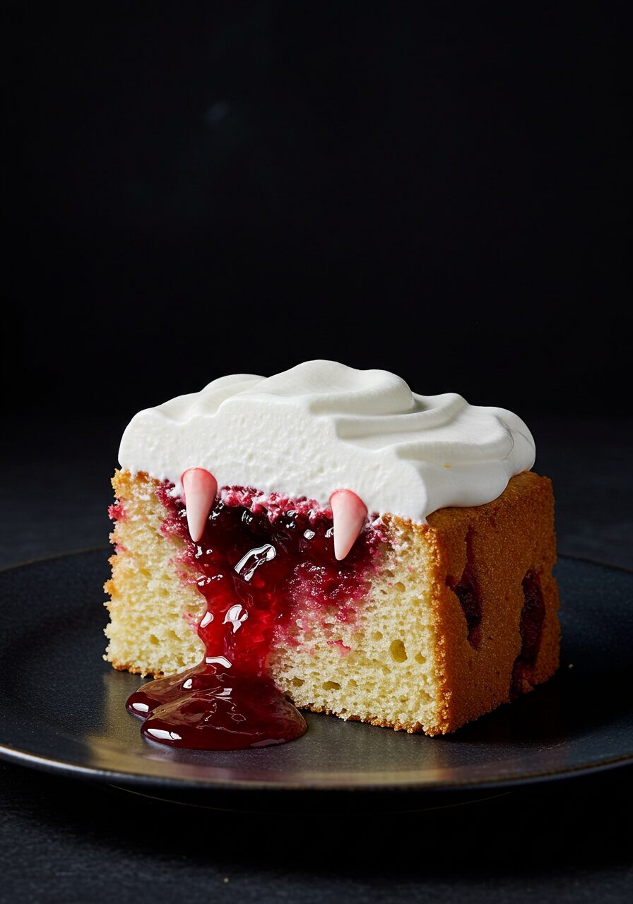 The Ultimate Vampire Poke Cake (With a Surprise “Bloody” Filling ...