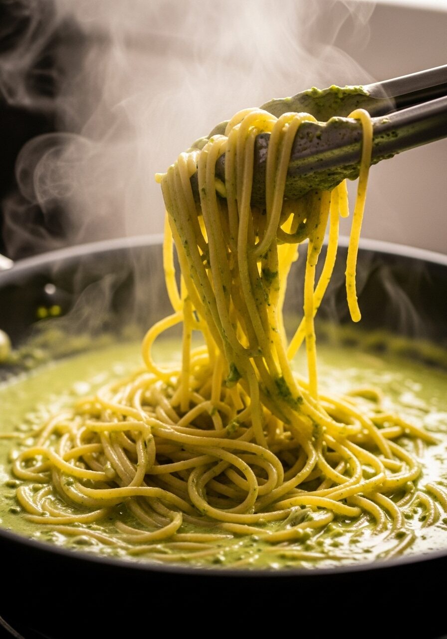 Ultimate Tallarines Verdes (Peruvian Green Spaghetti) – WiseRecipes