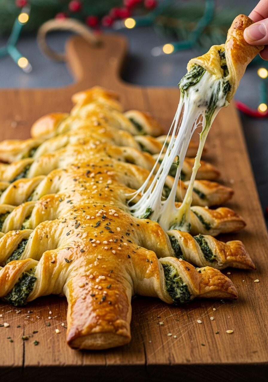 A Festive Centerpiece Appetizer: The Ultimate Christmas Tree Pull-Apart ...
