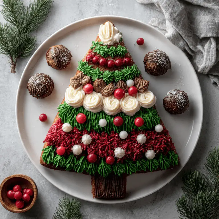 The Ultimate Christmas Tree Sheet Cake (Festive Holiday Dessert ...
