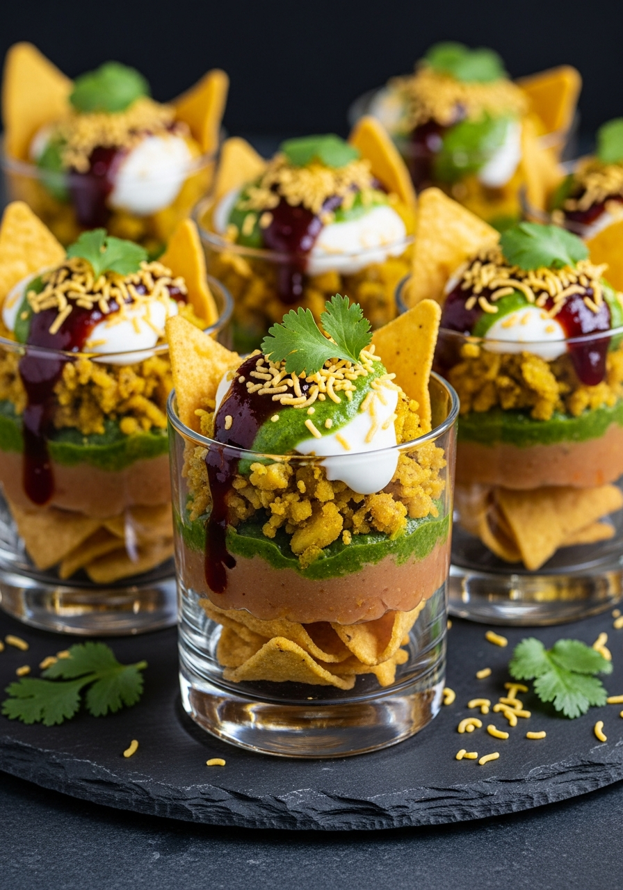 The Ultimate Deconstructed Samosa Chaat Cups (Easy Party Appetizer ...