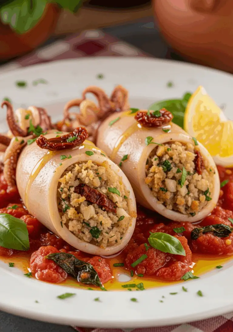 Authentic Italian Stuffed Calamari : cozy recipe for fall – WiseRecipes