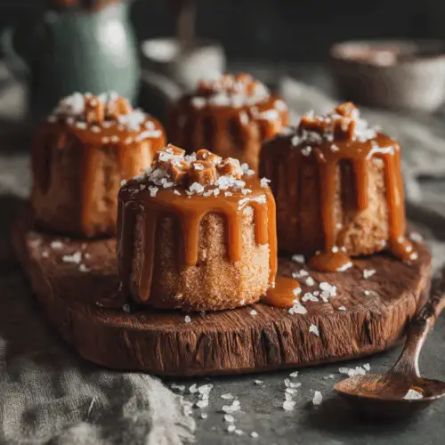 The Ultimate Mini Caramel Cakes (with Salty Caramel Glaze!) – WiseRecipes
