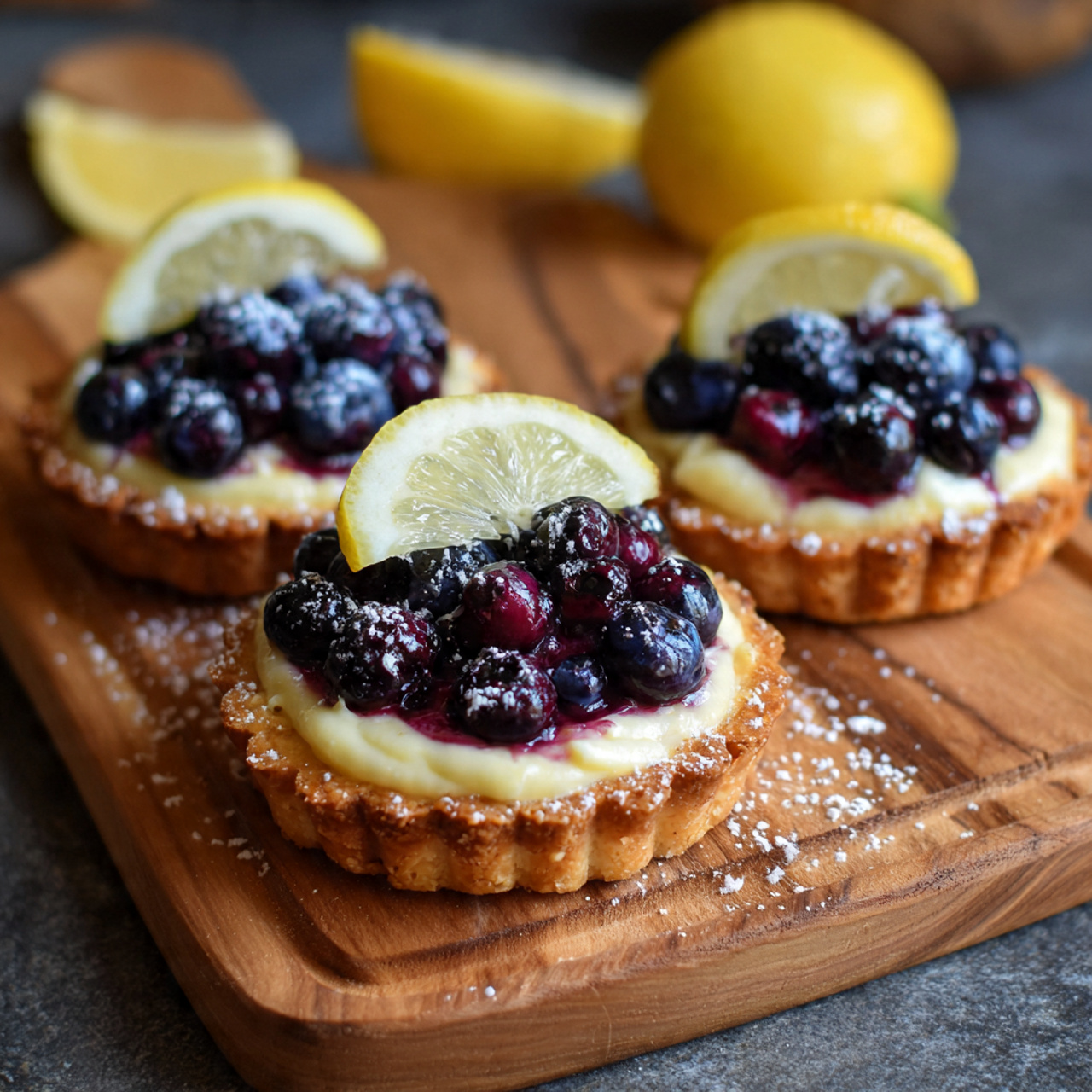 The Ultimate Lemon and Blueberry Cheesecake Tarts (with Filo Pastry ...