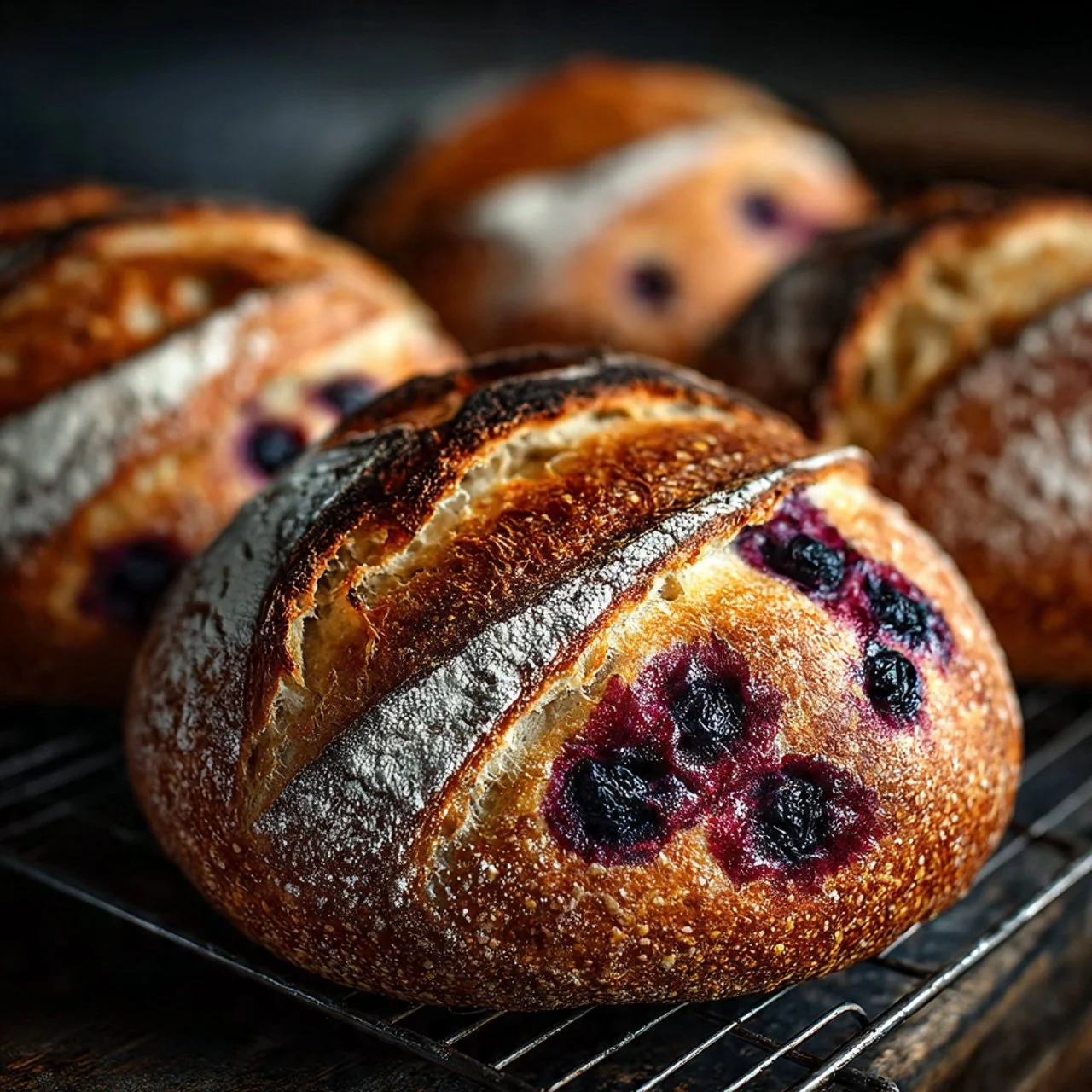 Blueberry Lemon Cream Cheese Sourdough Bread – WiseRecipes