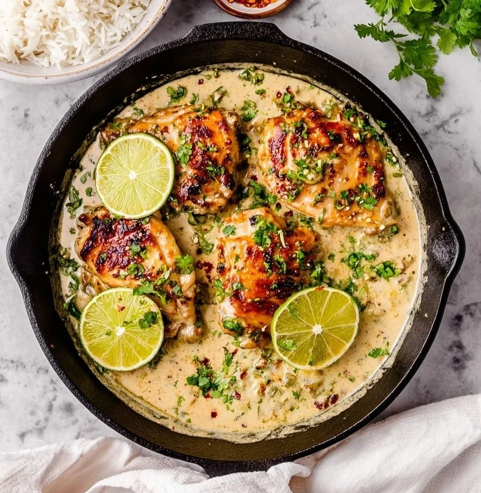 Coconut Lime Chicken Skillet (Whole30, Paleo, Gluten-Free, Dairy-Free ...