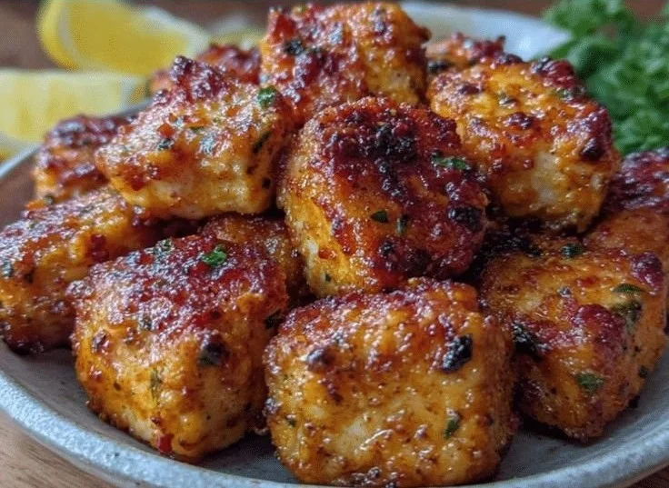 Crispy Healthy Air Fryer Cajun Chicken Cubes – WiseRecipes