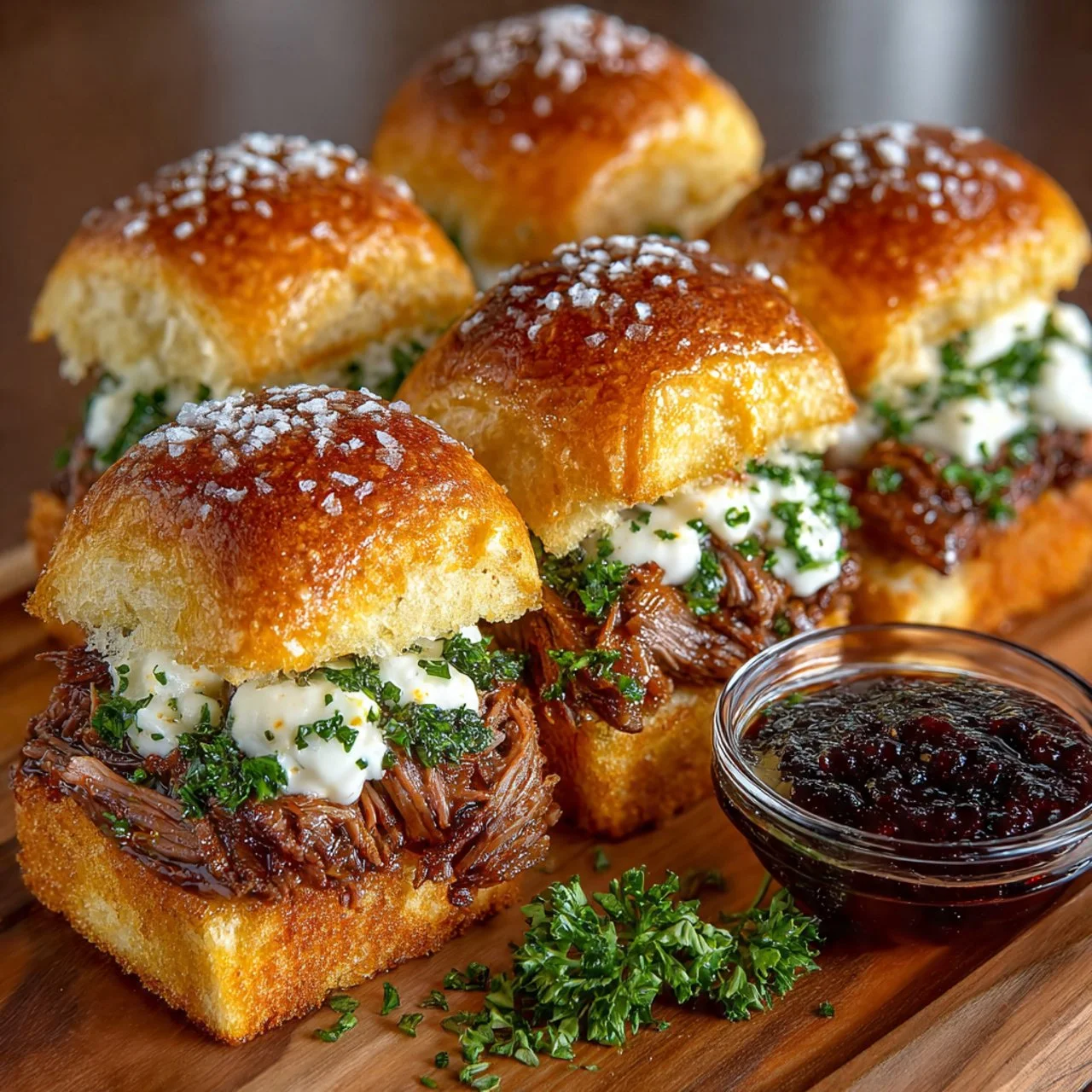 French Dip Sliders – WiseRecipes