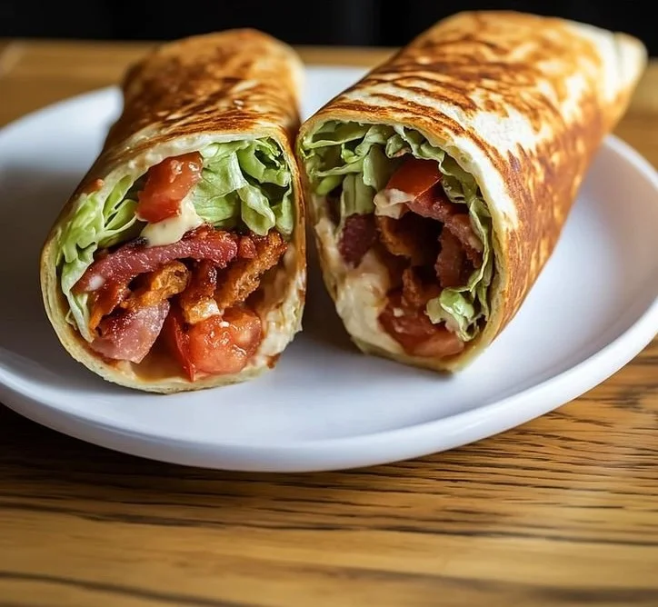 Healthy BLT Wraps with Secret Sauce – WiseRecipes