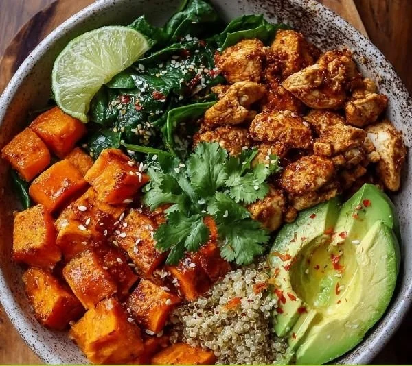 Healthy Chicken and Sweet Potato Bowls – WiseRecipes