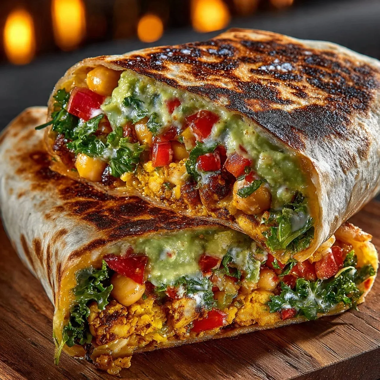 Spicy Chickpea and Avocado Wraps – WiseRecipes
